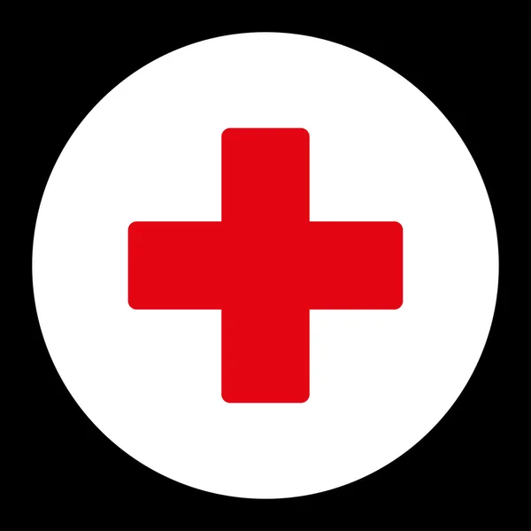 Red Cross Button Logo