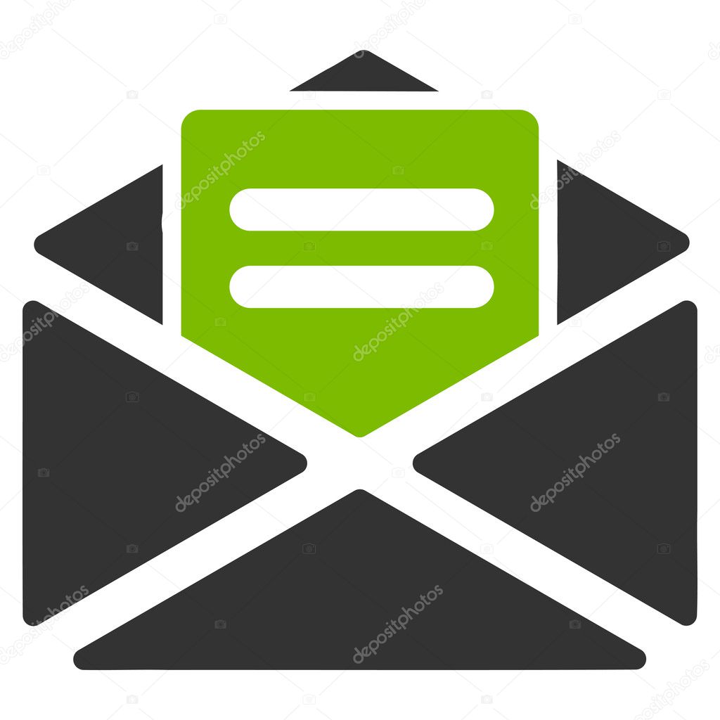 Open mail icon from Business Bicolor Set — Stock Photo © ahasoft #78721990