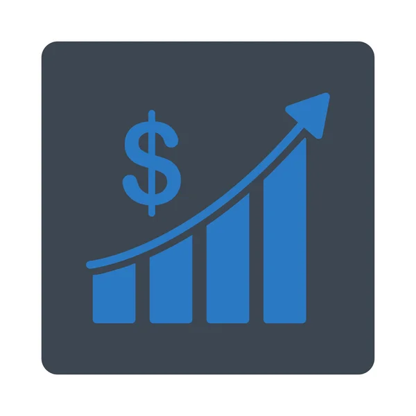 Sales Growth Icon Stock Vector by ©ahasoft 96174706