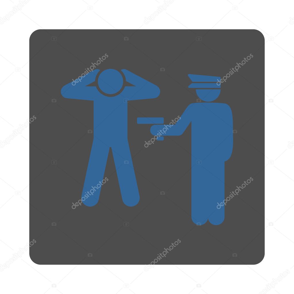 Arrest icon — Stock Photo © ahasoft #79052076