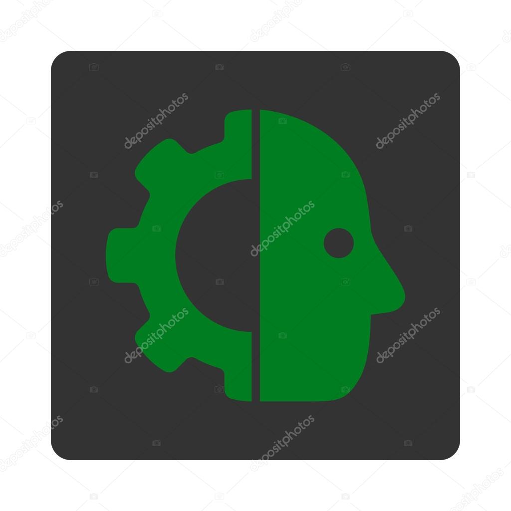 Cyborg icon Stock Vector by ©ahasoft 79167372