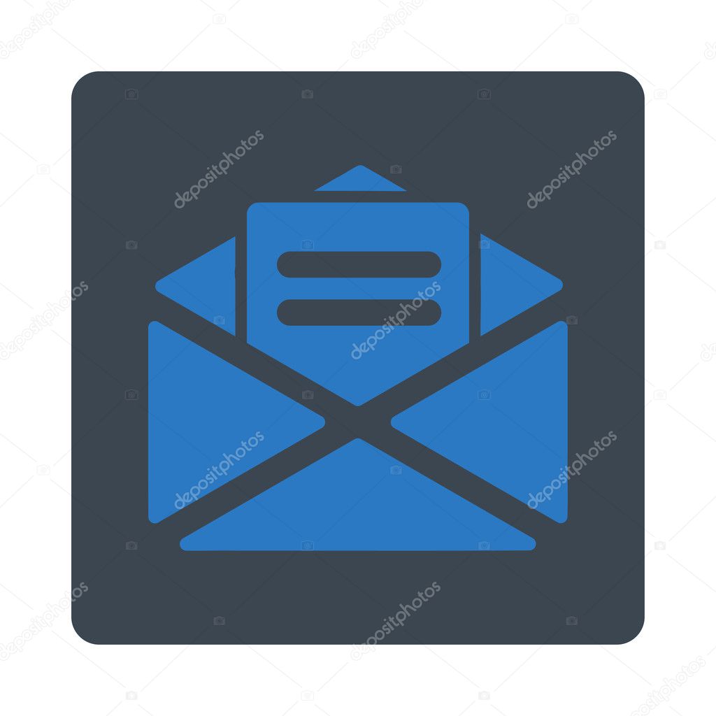 Open mail icon — Stock Photo © ahasoft #79231146