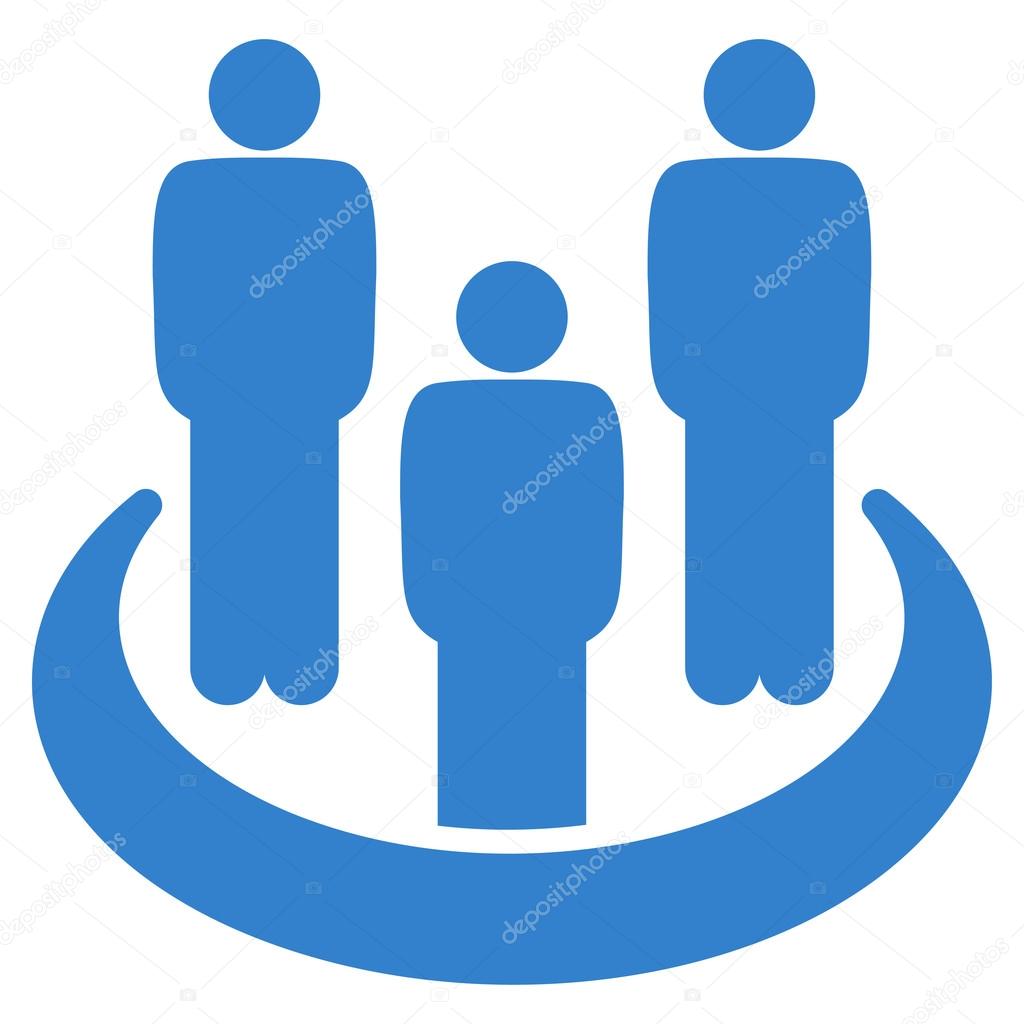 Social Group icon from Business Bicolor Set Stock Vector Image by ...