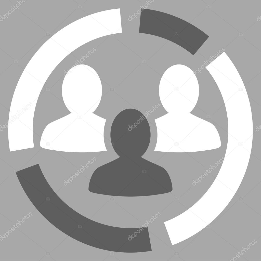 Demography diagram icon from Business Bicolor Set Stock Vector Image by ...