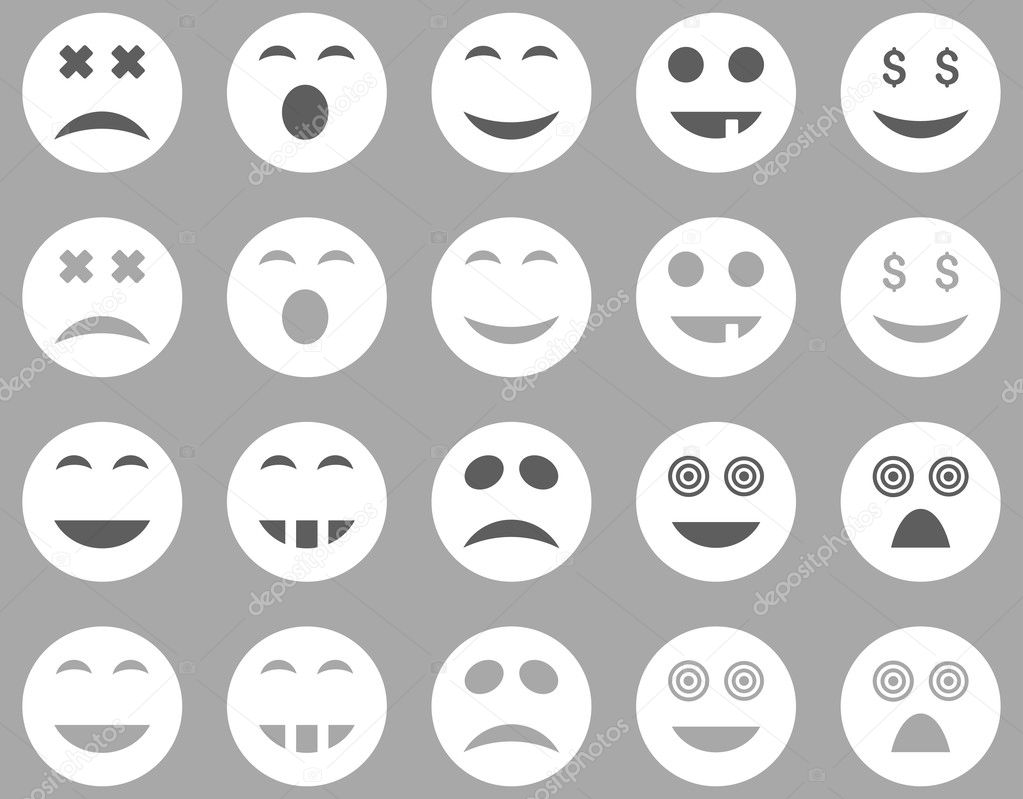 Smile and emotion icons — Stock Photo © ahasoft #80313492