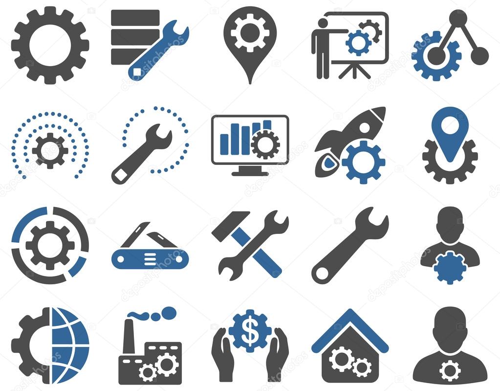 Settings and Tools Icons Stock Photo by ©ahasoft 80371716