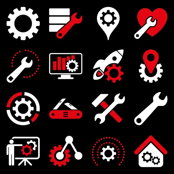 Options and service tools icon set — Stock Vector © ahasoft #80358912
