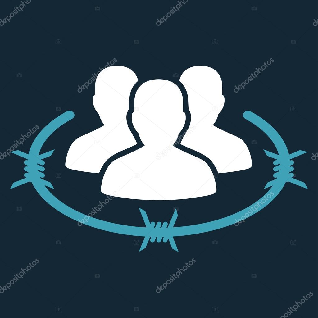 Strict management icon from Business Bicolor Set Stock Vector Image by ...