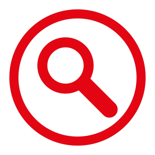 Search flat red color rounded vector icon — Stock Vector © ahasoft ...