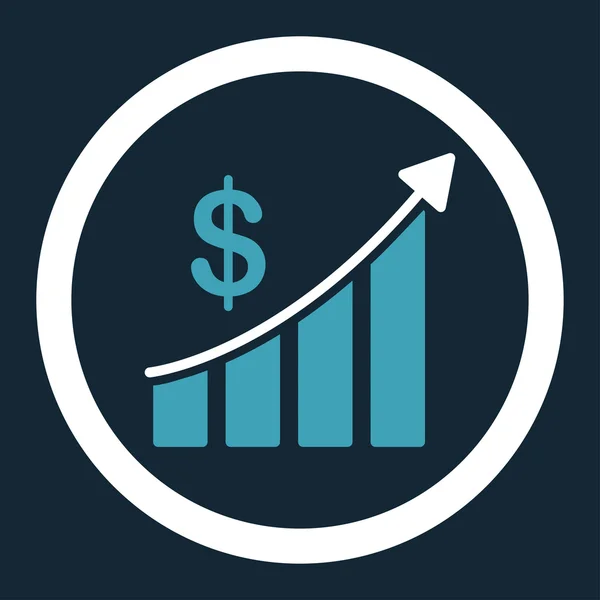 Sales Growth Icon Stock Vector by ©ahasoft 96174706