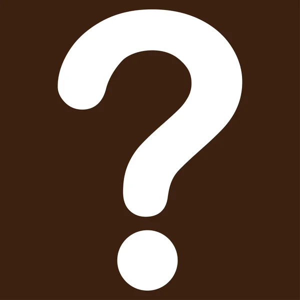 Question flat white color icon — Stock Vector © ahasoft #84567116