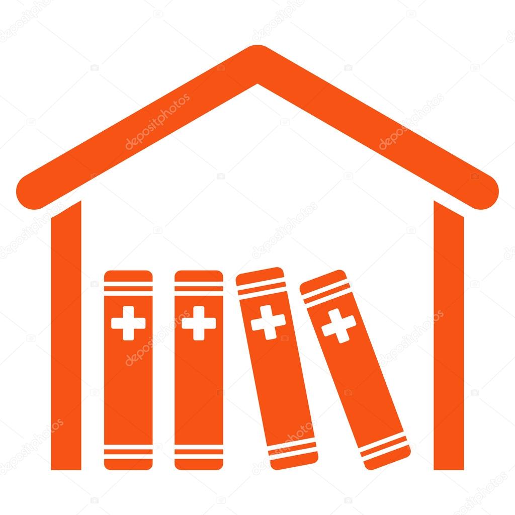 Medical Library Icon Stock Vector Image by ©ahasoft #84774544