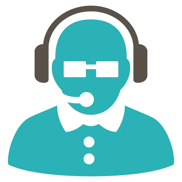 Call Center Operator Icon — Stock Vector © ahasoft #87620804