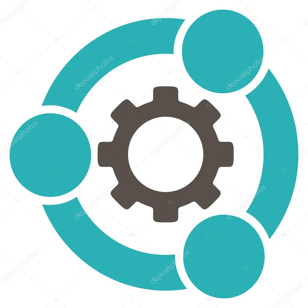 Teamwork Flat Icon