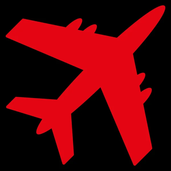 Red Airplane Icon
