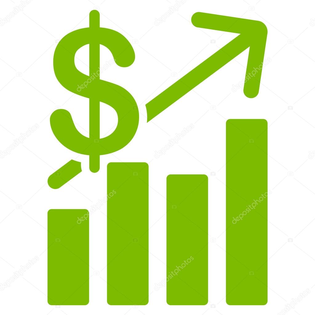 Sales Growth Flat Icon — Stock Vector © ahasoft #87834344