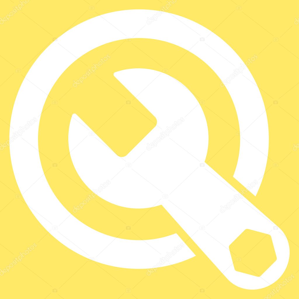 Rounded Wrench Icon — Stock Photo © ahasoft #88128738