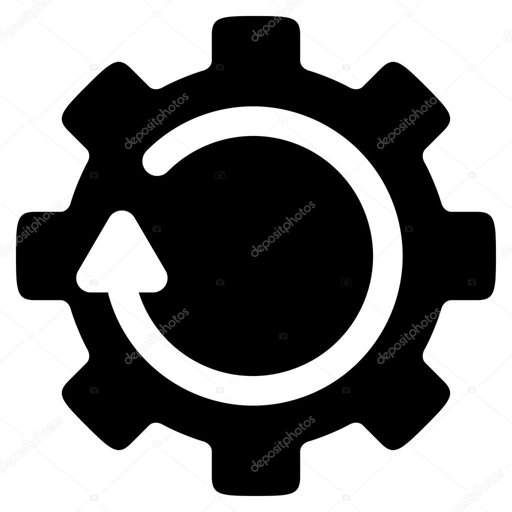Gear Rotation Icon — Stock Photo © ahasoft #88131784