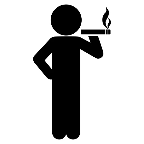 Smoking Figure Icon — Stock Vector © ahasoft #88827080