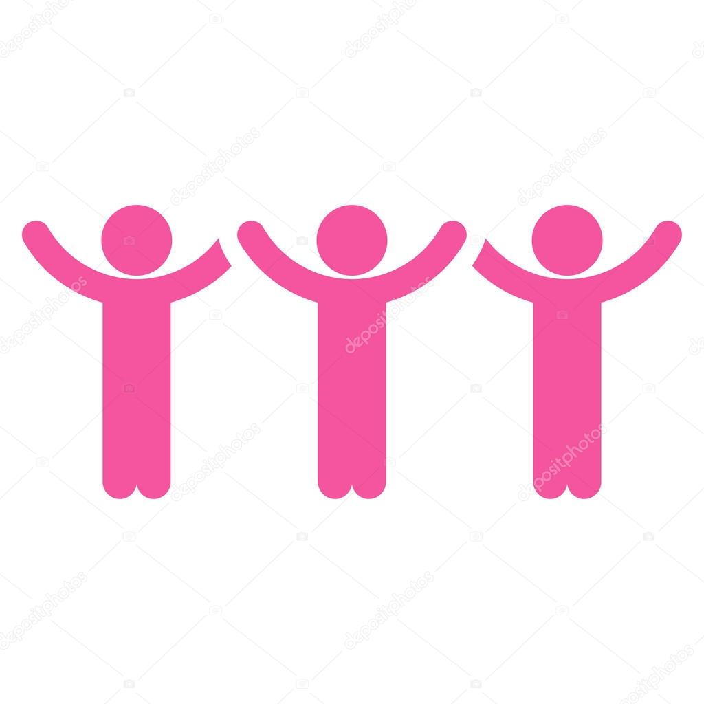 People Hands Up Roundelay Icon — Stock Vector © ahasoft #88827234