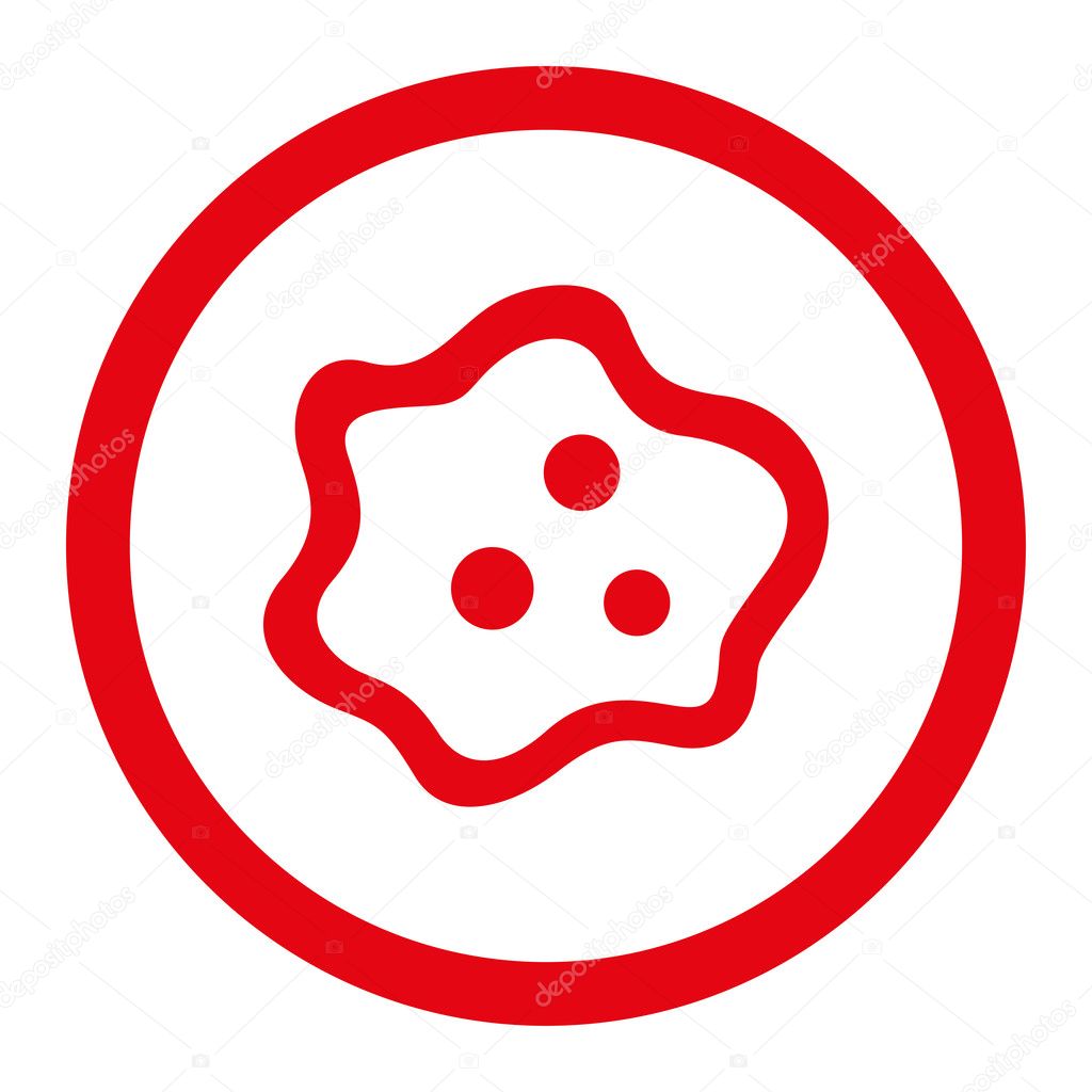 Amoeba Rounded Raster Icon — Stock Photo © ahasoft #89429490