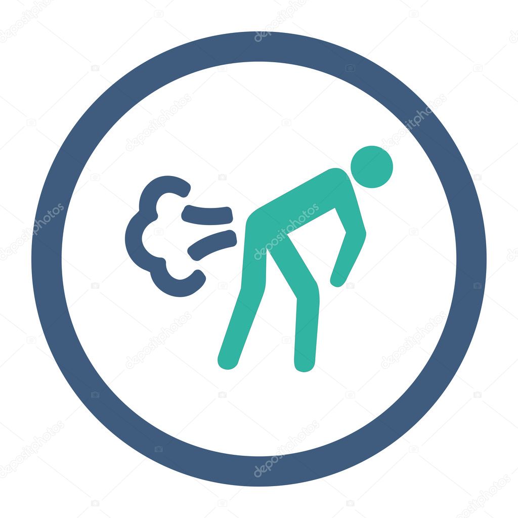 Fart Rounded Raster Icon — Stock Photo © ahasoft #89444862