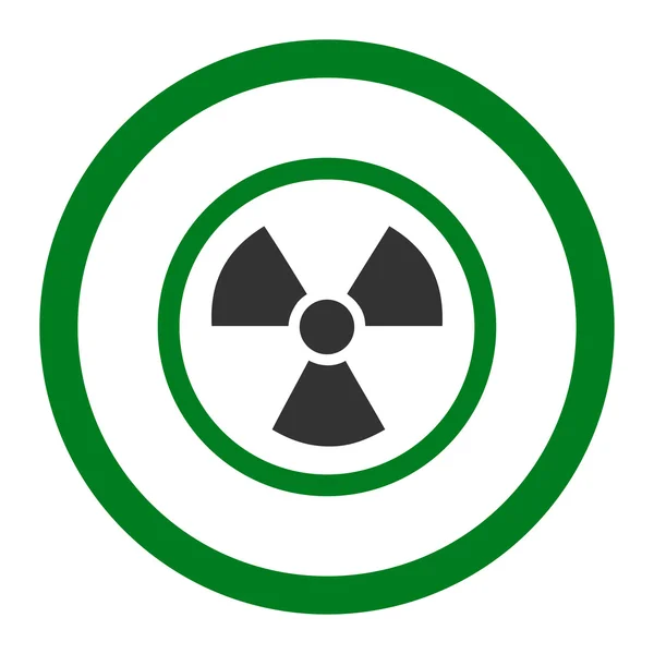 Gamma Radiation Symbol Green