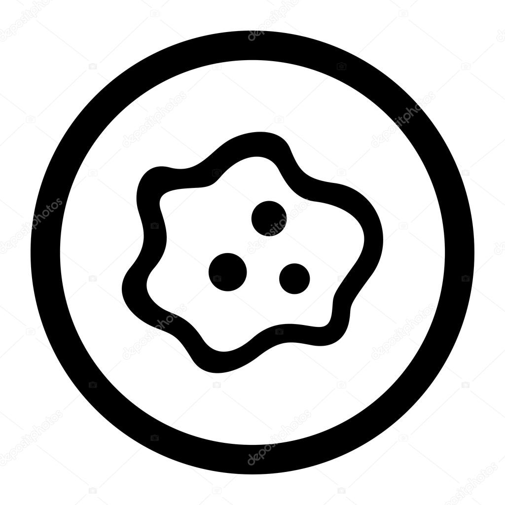 Microbe Circled Vector Icon — Stock Vector © ahasoft #90390866 Microbe Circled Vector Icon — Stock Vector © ahasoft #90390866