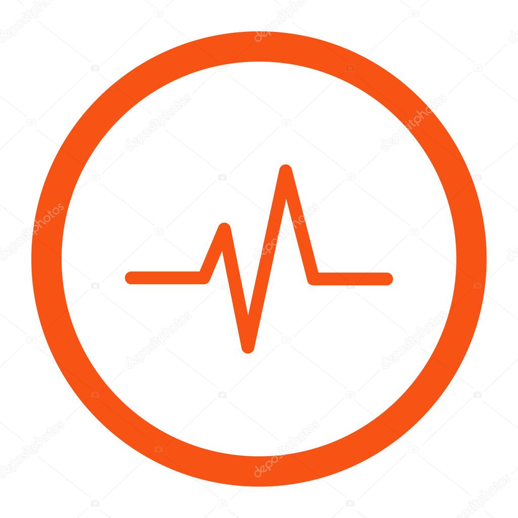Pulse Rounded Raster Icon — Stock Photo © ahasoft #90418288