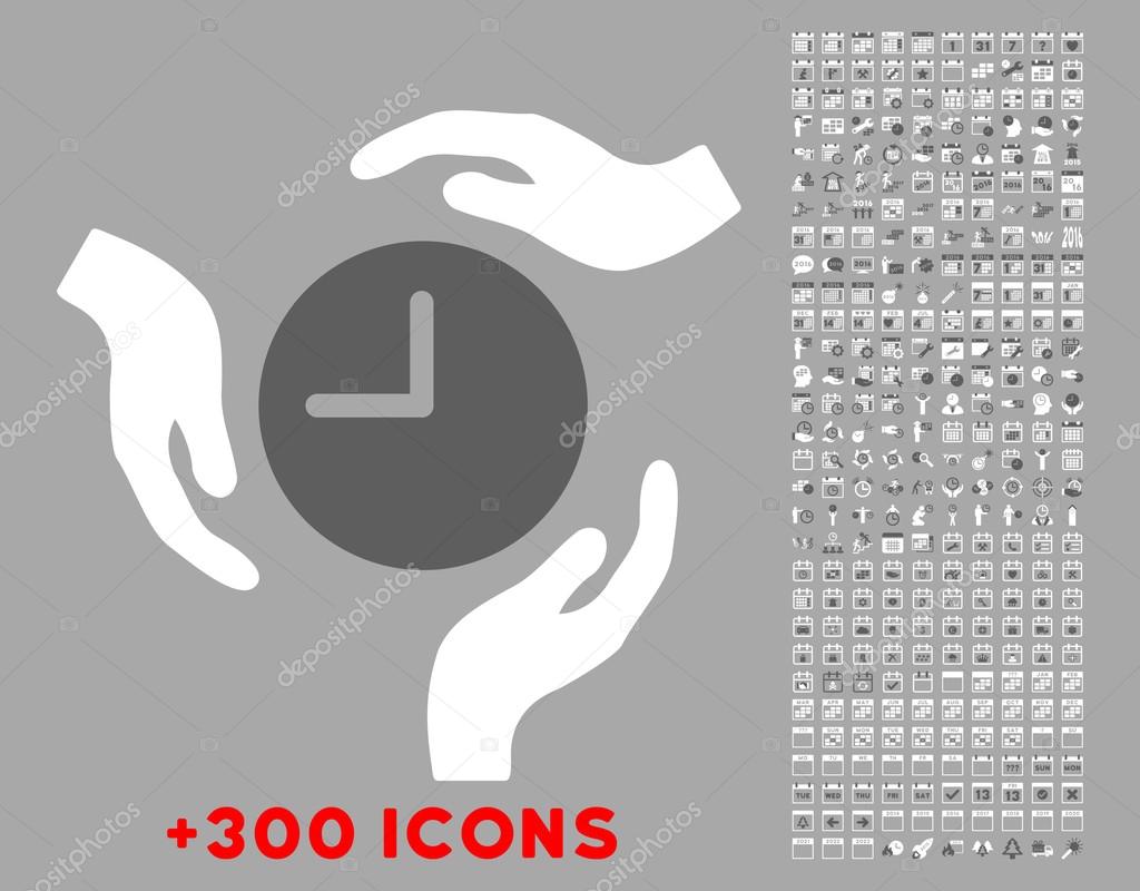 Time Care Icon Stock Vector Image by ©ahasoft #90563274