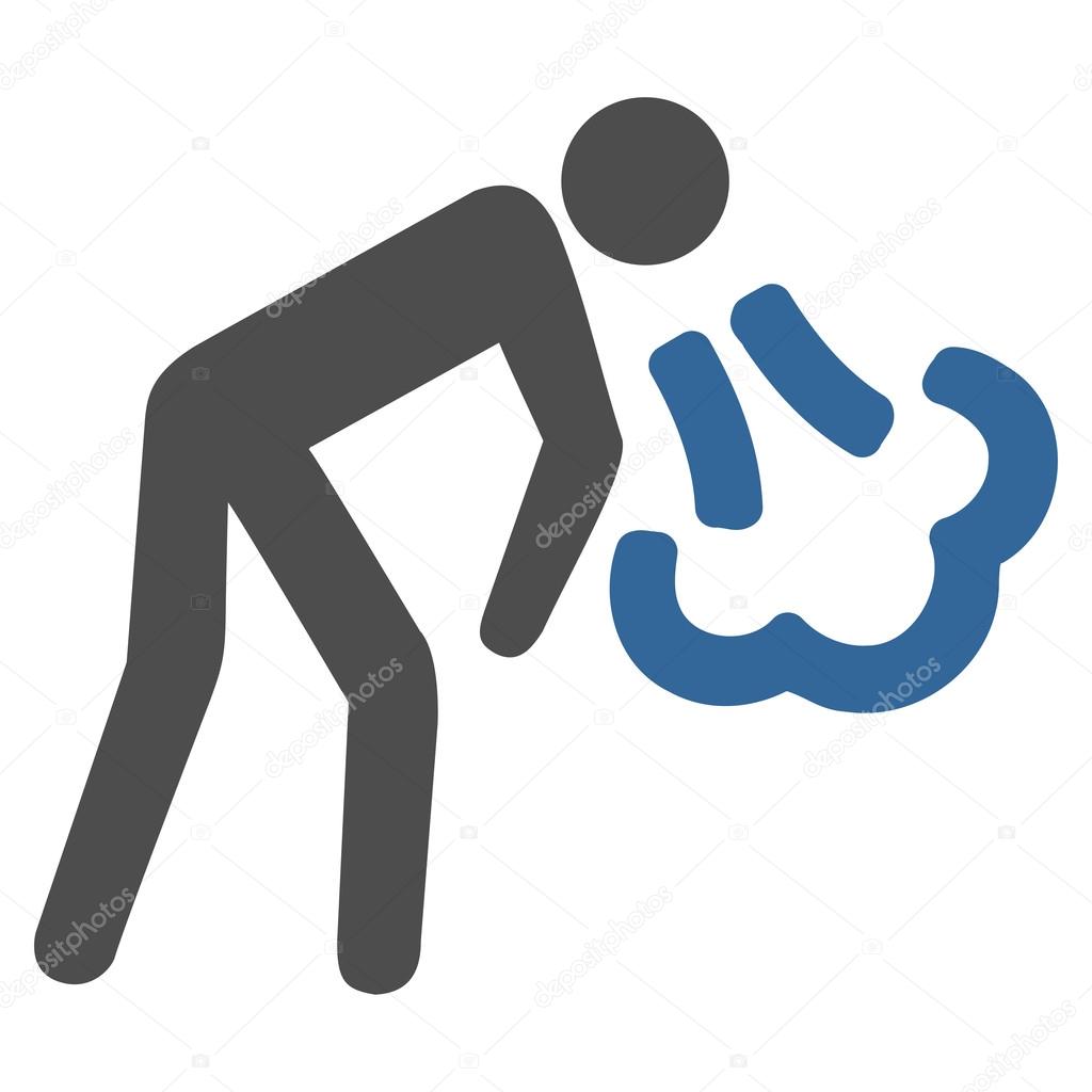 Vector de vomito | Icono de plano vómito — Vector de stock © ahasoft ...