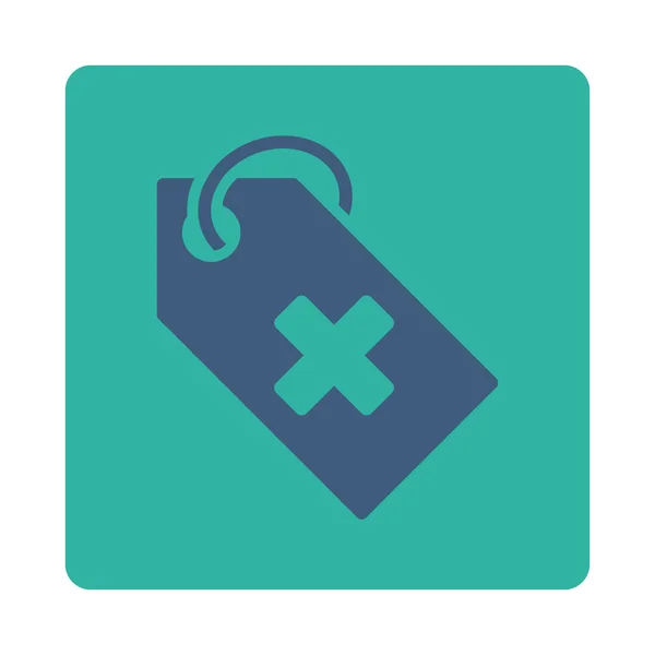 Hospital Tag Flat Button Stock Vector Image by ©ahasoft #92370182