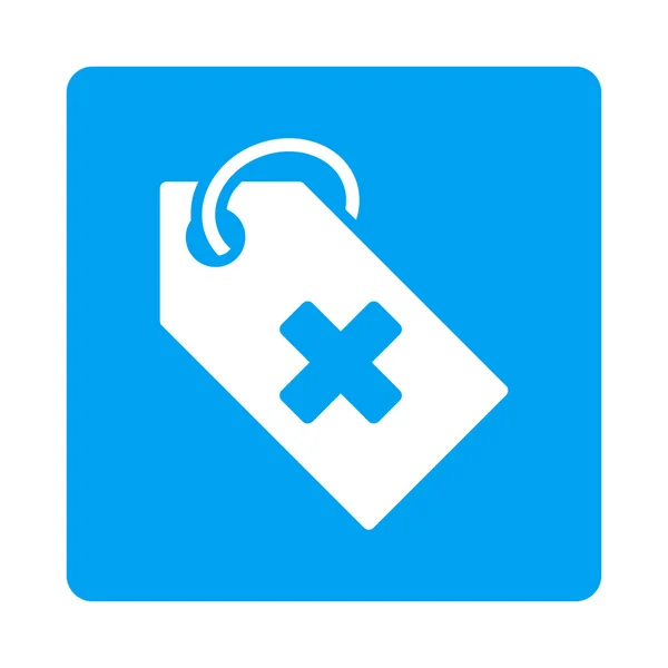 Hospital Tag Flat Button Stock Vector Image by ©ahasoft #92370182