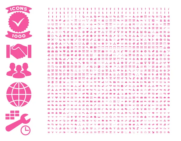 Collection of 1000 flat vector icons Stock Vector by ©ahasoft 92955868