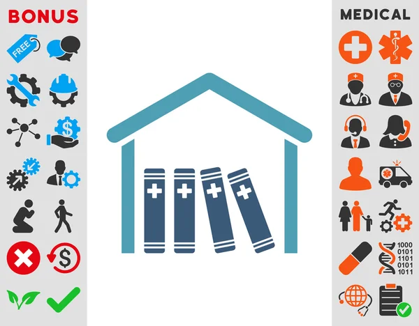 Medical library icon Stock Photos, Royalty Free Medical library icon ...