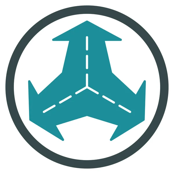 Intersection Directions Icon Stock Vector by ©ahasoft 92530226