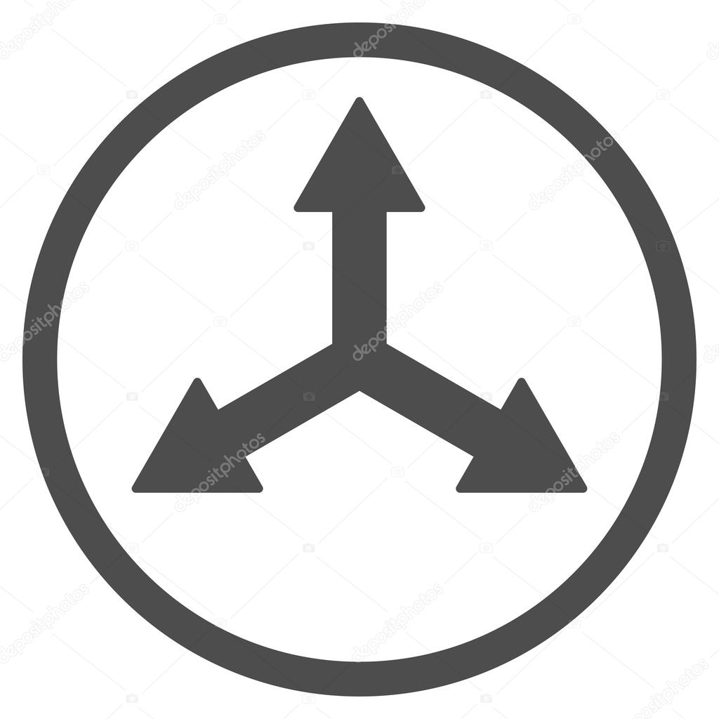 Triple Arrows Rounded Icon — Stock Photo © ahasoft #95000148