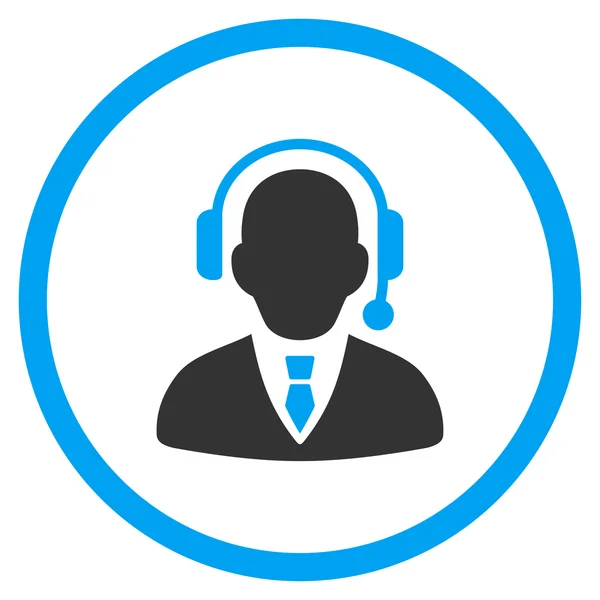 Ambulance Call Center Rounded Icon — Stock Photo © ahasoft #97137764