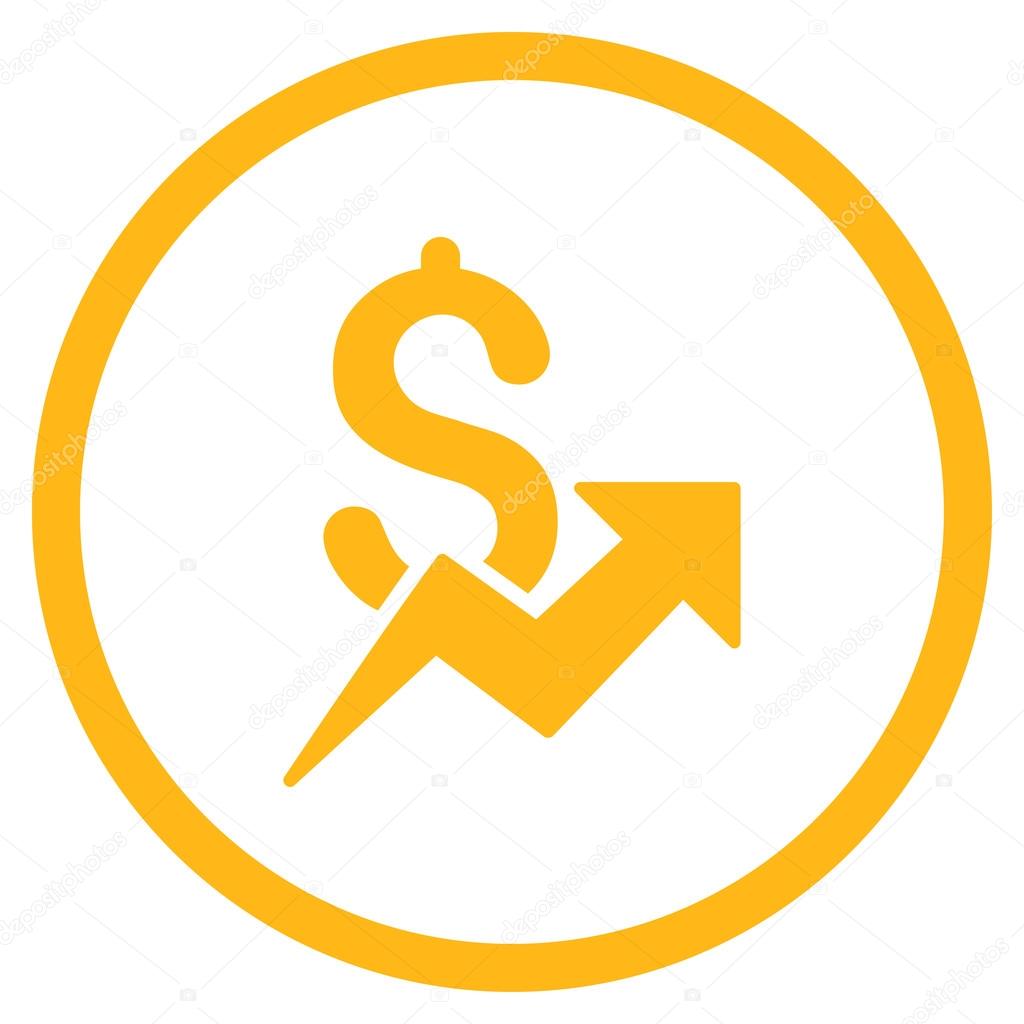 Dollar Growth Icon ⬇ Vector Image by © ahasoft | Vector Stock 96319218