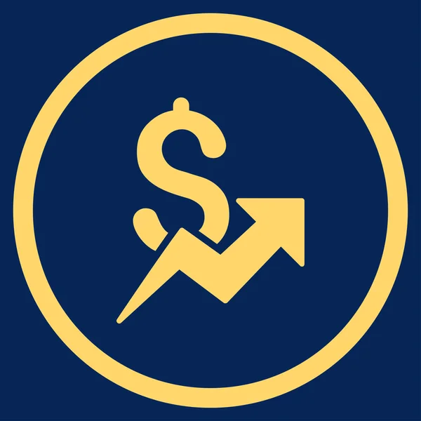 Dollar Growth Icon ⬇ Vector Image by © ahasoft | Vector Stock 96319218