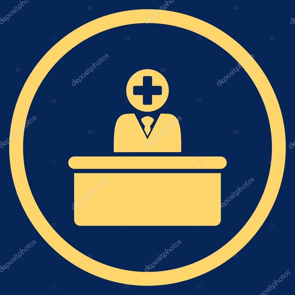 Icono circular de la burocracia médica — Vector de stock © ahasoft ...