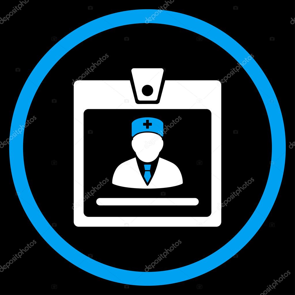 Doctor Badge Circled Icon — Stock Photo © ahasoft #97099310