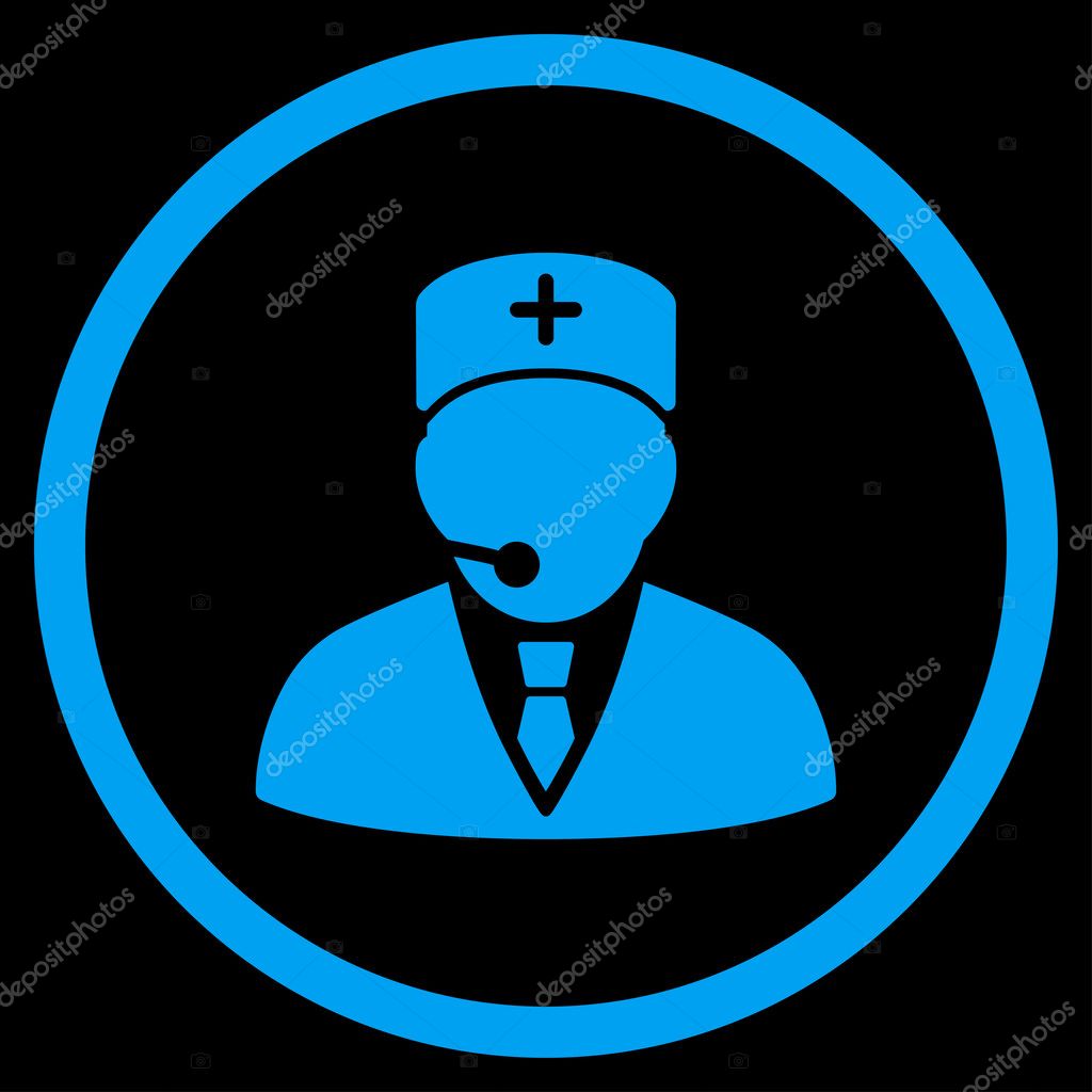 Medical Manager Circled Icon — Stock Photo © ahasoft #97101080