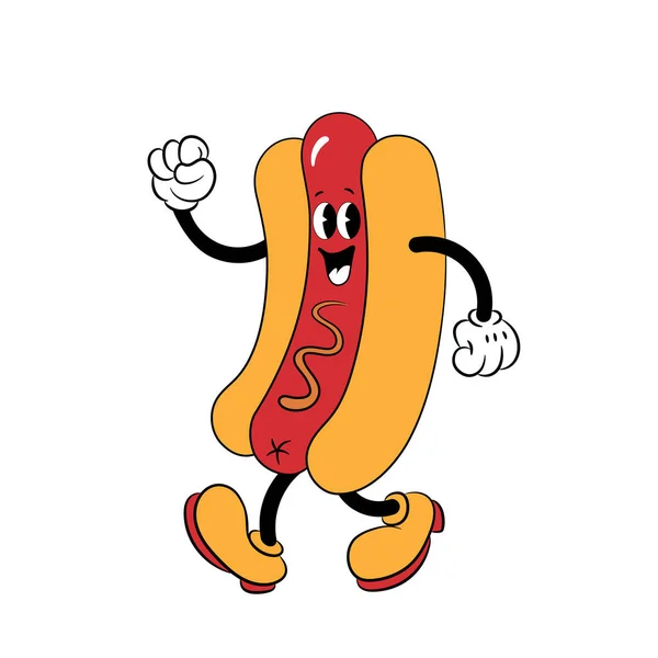 Dancing Hot Dog Clip Art
