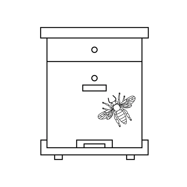 Bee beehive outline — Stock Vector © fx218 #101456522 Bee beehive outline — Stock Vector © fx218 #101456522