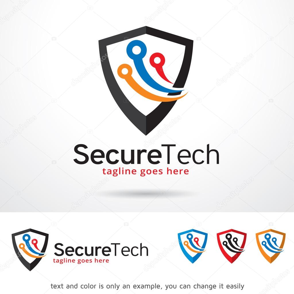Secure Tech Logo Template Design Vector Stock Vector by ©gunaonedesign ...