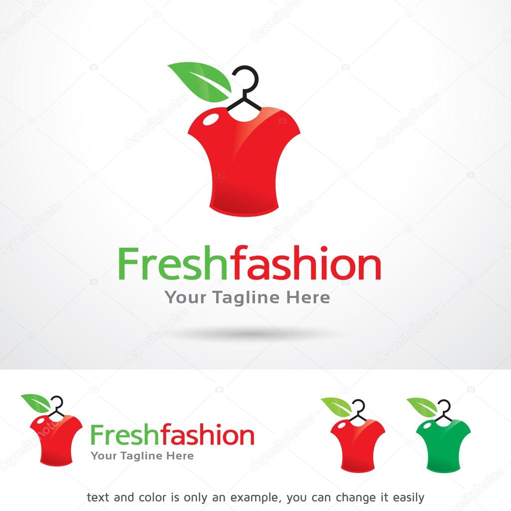 Fresh Fashion Logo Template Design Vector Stock Vector Image by ...