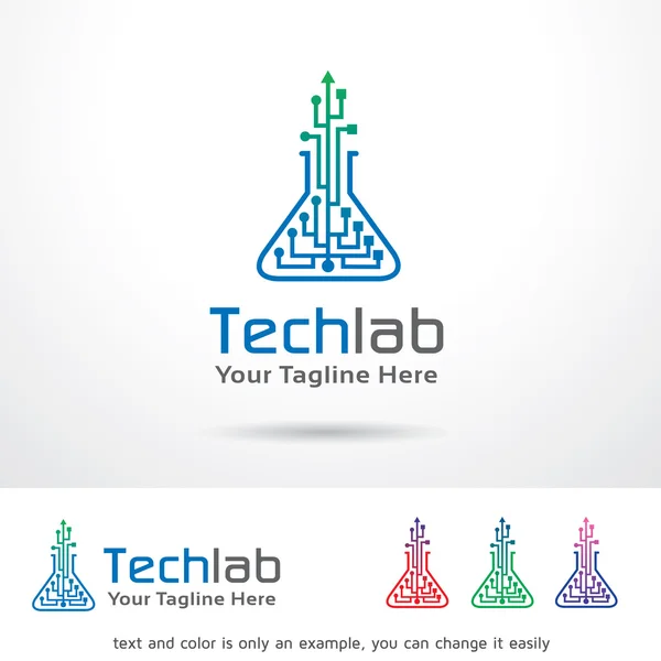 Tech Lab Logo Template Design Vector Stock Vector Image by ...