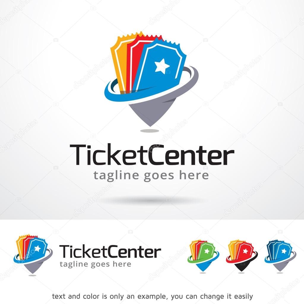 Vector de diseño de plantilla de logotipo de Ticket Center Vector de ...