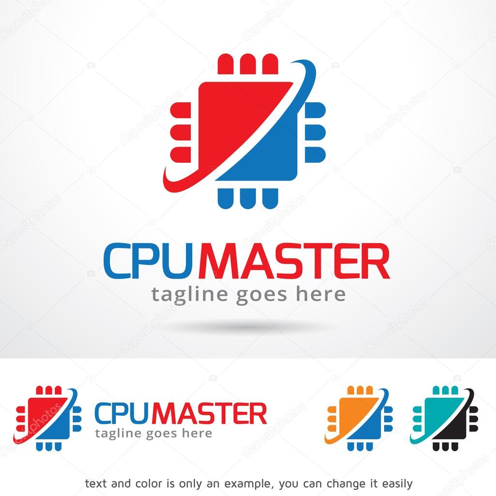 Cpu Master Logo Template Design Vector Stock Vector Image by ...